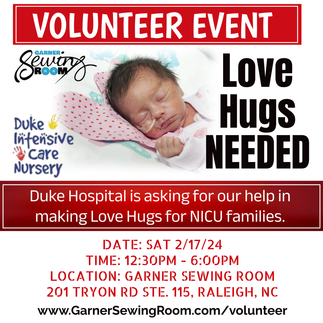 Spreading Love: The Heartfelt Initiative at Garner Sewing Room