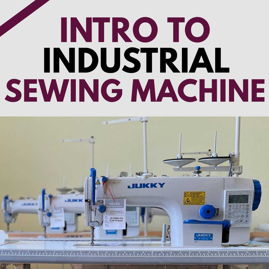 Introduction to Industrial Sewing Machine Operation – Garner Sewing Room